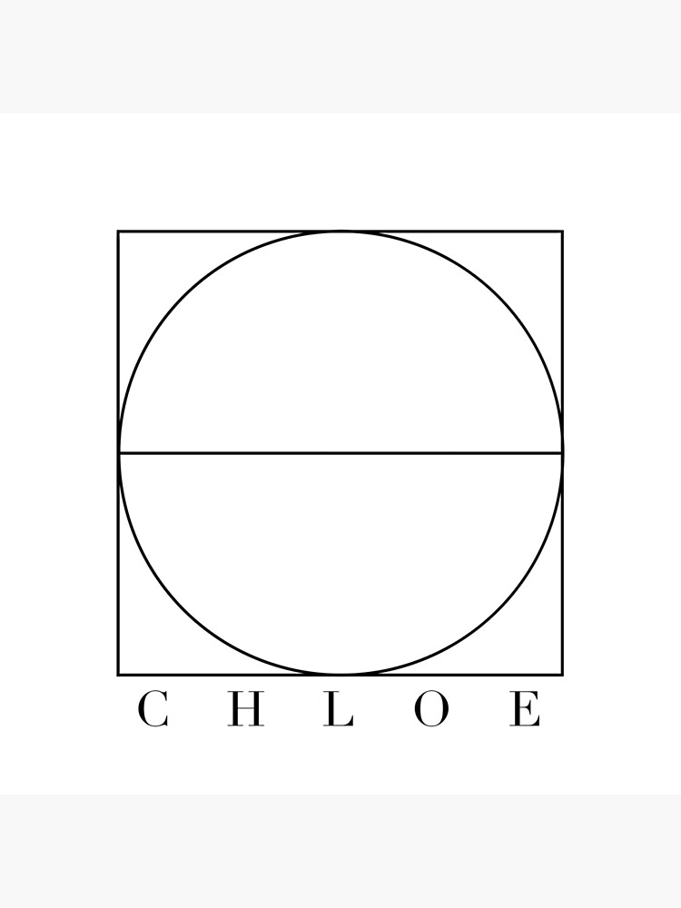 "Chloe Name Logo " Poster by LittleLuxShop | Redbubble