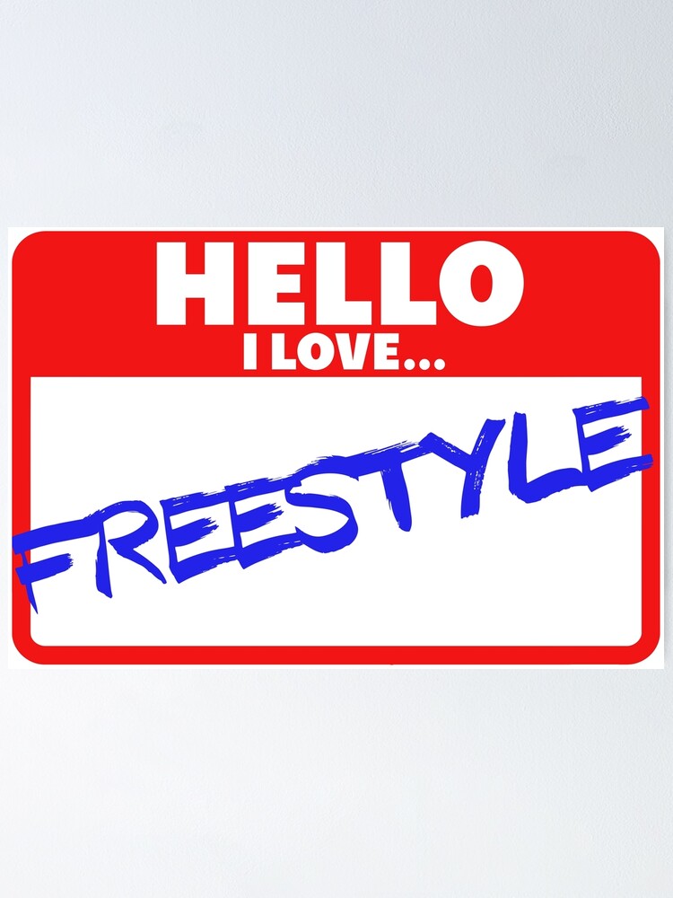 "Freestyle" Poster by itwasallmydream | Redbubble