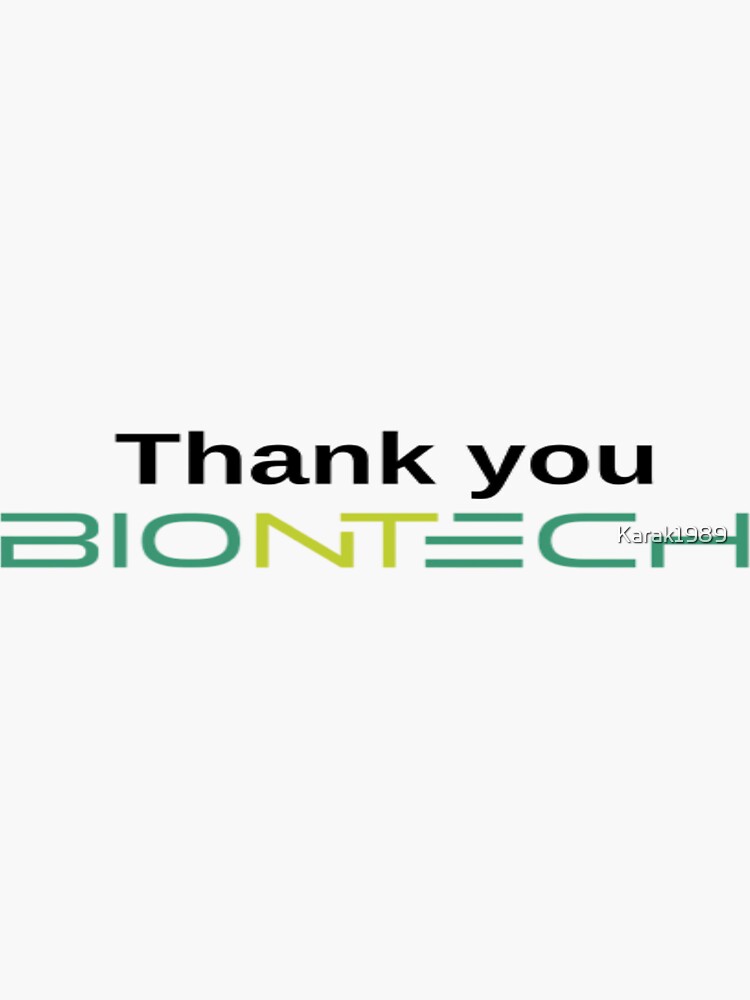 "Biontech Vaccine" Sticker by Karak1989 | Redbubble