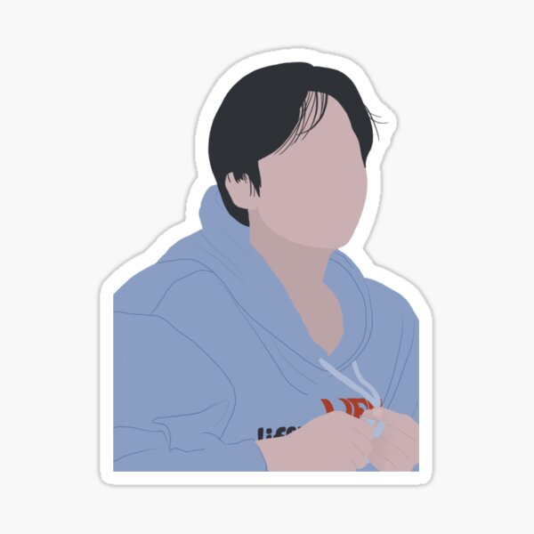 "Jin BTS" Sticker by ViolettLight | Redbubble