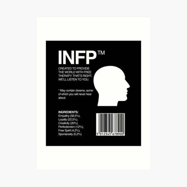 "INFP Package - MBTI INFP" Art Print for Sale by isstgeschichte | Redbubble
