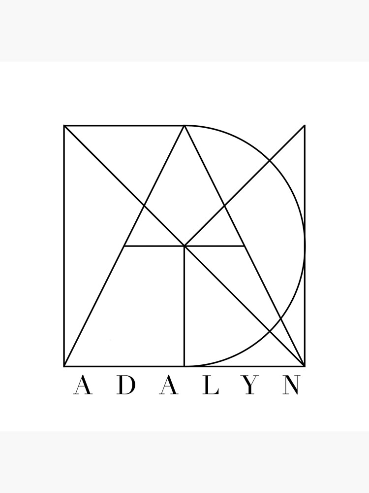 "Adalyn Name Logo " Poster by LittleLuxShop | Redbubble
