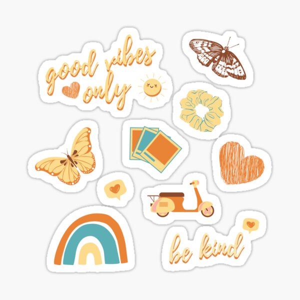 "Good Vibes Only Pack" Sticker by organicosmos | Redbubble