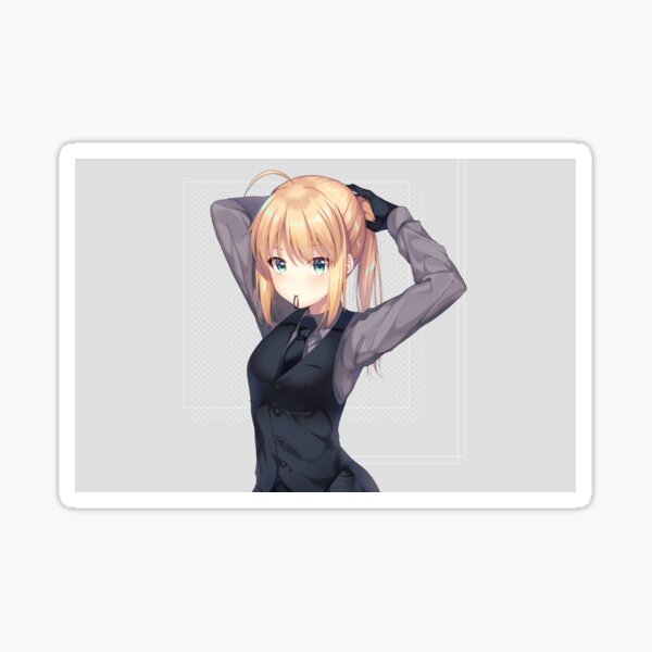 "Artoria Pendragon Saber, Fate/Zero" Sticker by PioWear4You | Redbubble