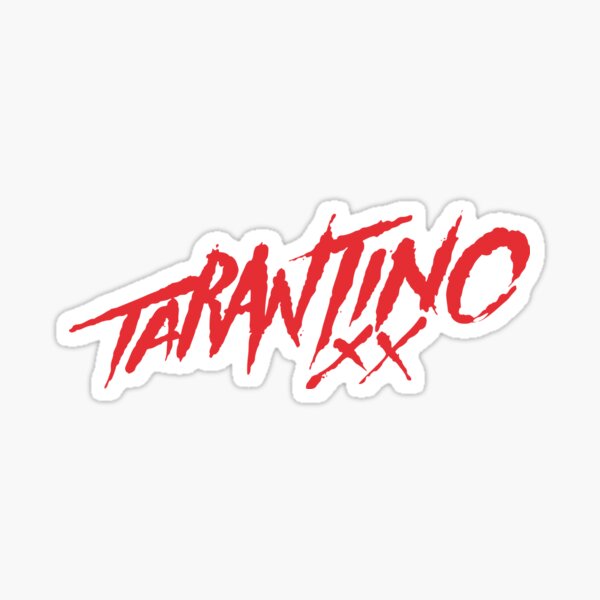 "Tarantino XX Logo" Sticker for Sale by Kyyyyyyyyyy | Redbubble