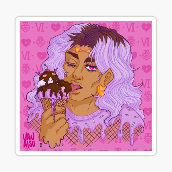 "VANILLA ICE CREAM" Sticker for Sale by solidsnek-png | Redbubble