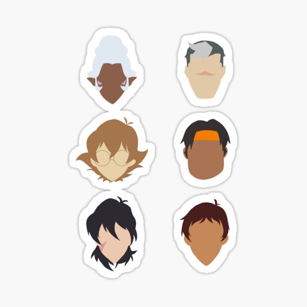 "Voltron Sticker Pack" Sticker by p4nda | Redbubble