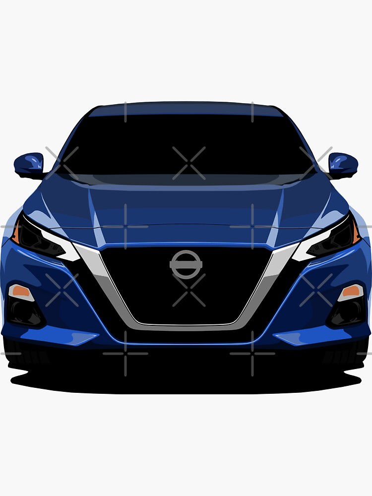 "Nissan Altima" Sticker for Sale by AUTO-ILLUSTRATE | Redbubble