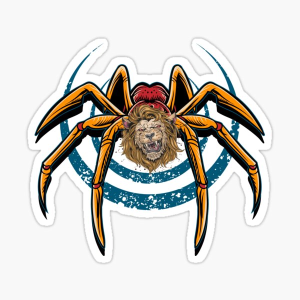 "Lion spider mutant" Sticker for Sale by ercin | Redbubble