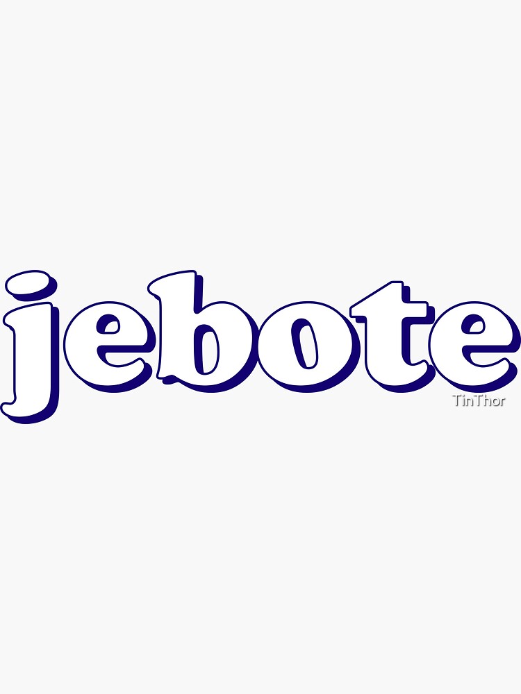 "Jebote majica" Sticker for Sale by TinThor | Redbubble
