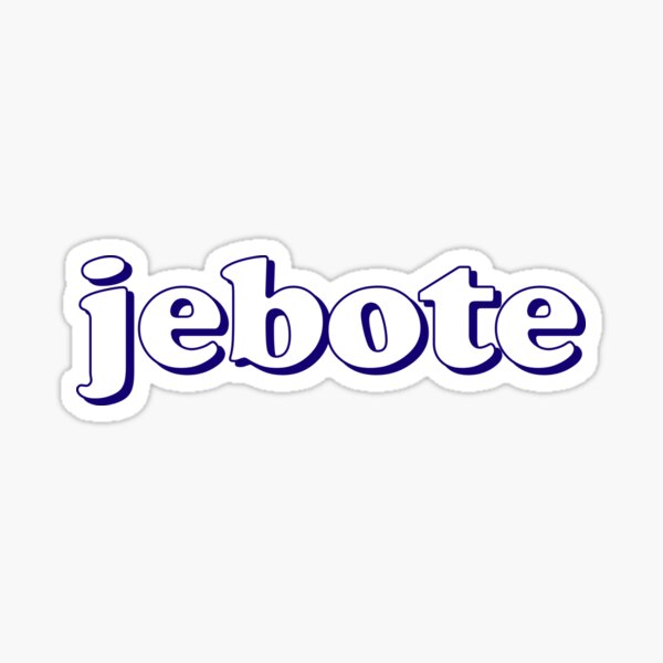 "Jebote majica" Sticker for Sale by TinThor | Redbubble