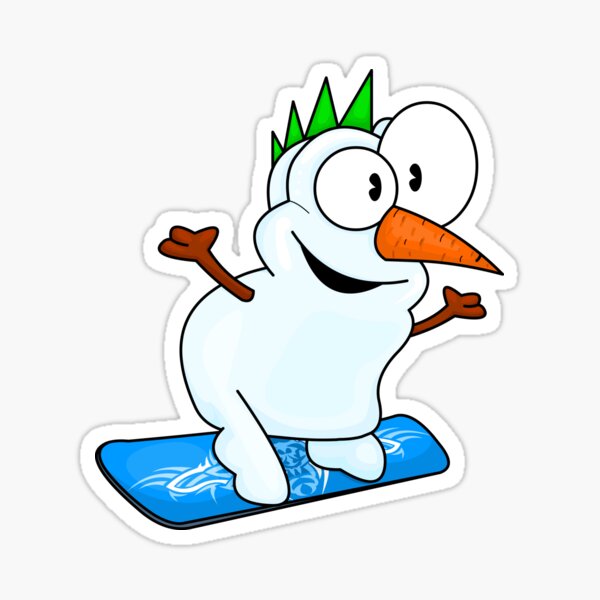Snowman Stickers | Redbubble