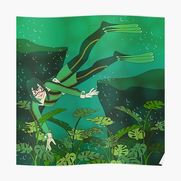 "Monstera froppy" Poster by Strawbellie | Redbubble