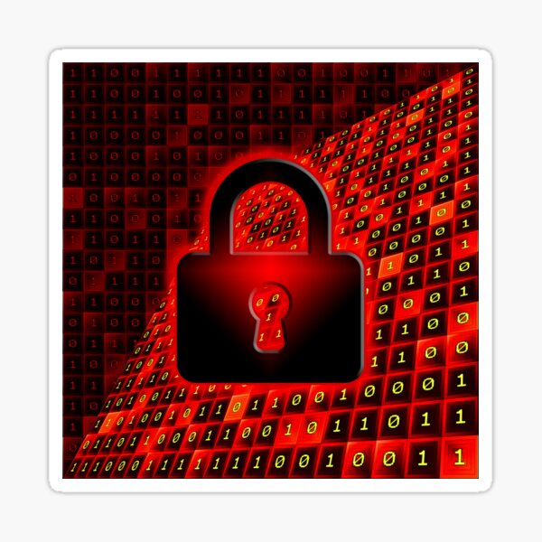 "Secure data concept" Sticker for Sale by gavila | Redbubble