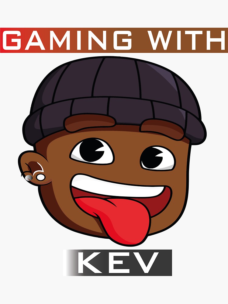 "Gaming with kev For Kids and Adults" Sticker for Sale by zedArtstore ...
