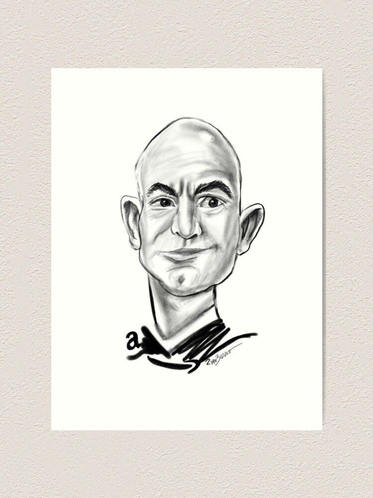 "Jeff Bezos Amazon Creator" Art Print for Sale by ryanbiddle | Redbubble