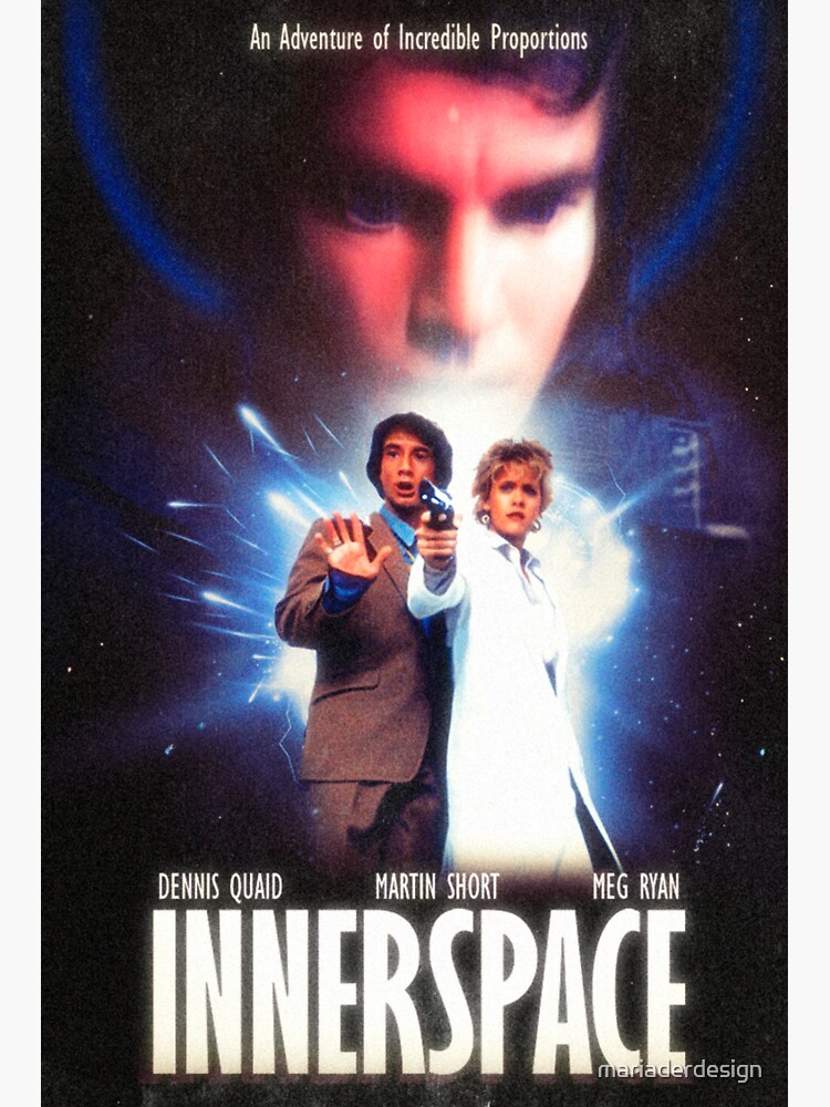 "INNERSPACE 1987 SCI-FI POSTER" Sticker for Sale by mariaderdesign ...