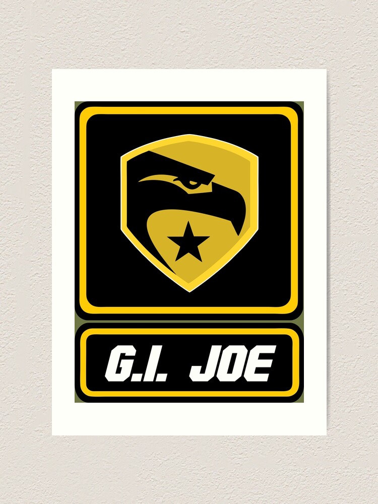 "Gi Joe Army Eagle Logo" Art Print by aliberalino | Redbubble