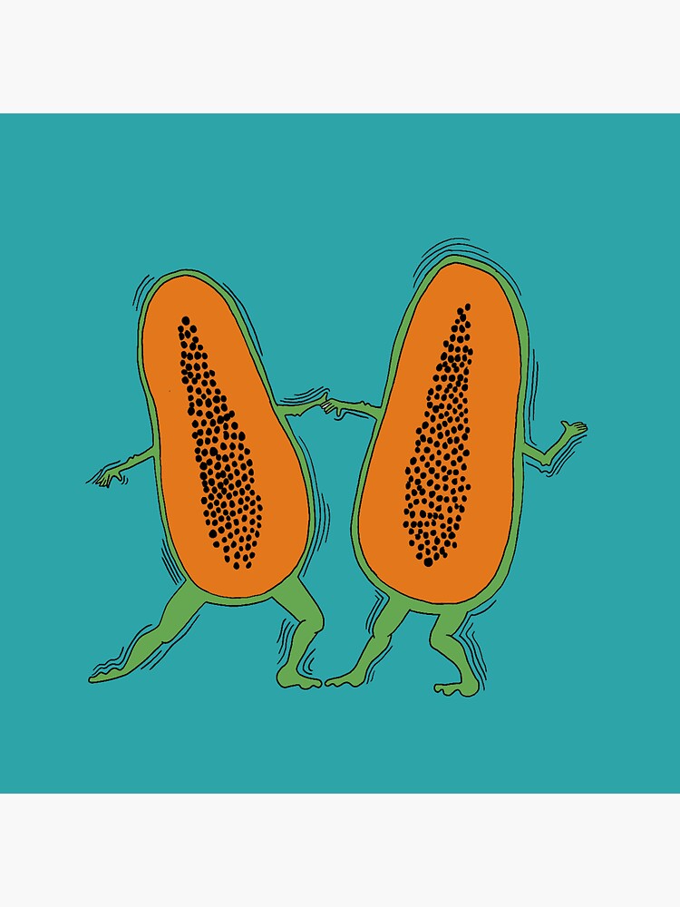 "Dancing Papaya " Sticker for Sale by achin98 | Redbubble