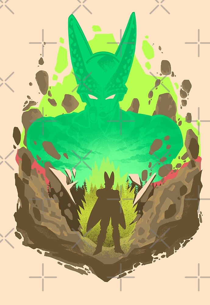 "Bio-Android Warrior" by Hypertwenty Designs | Redbubble