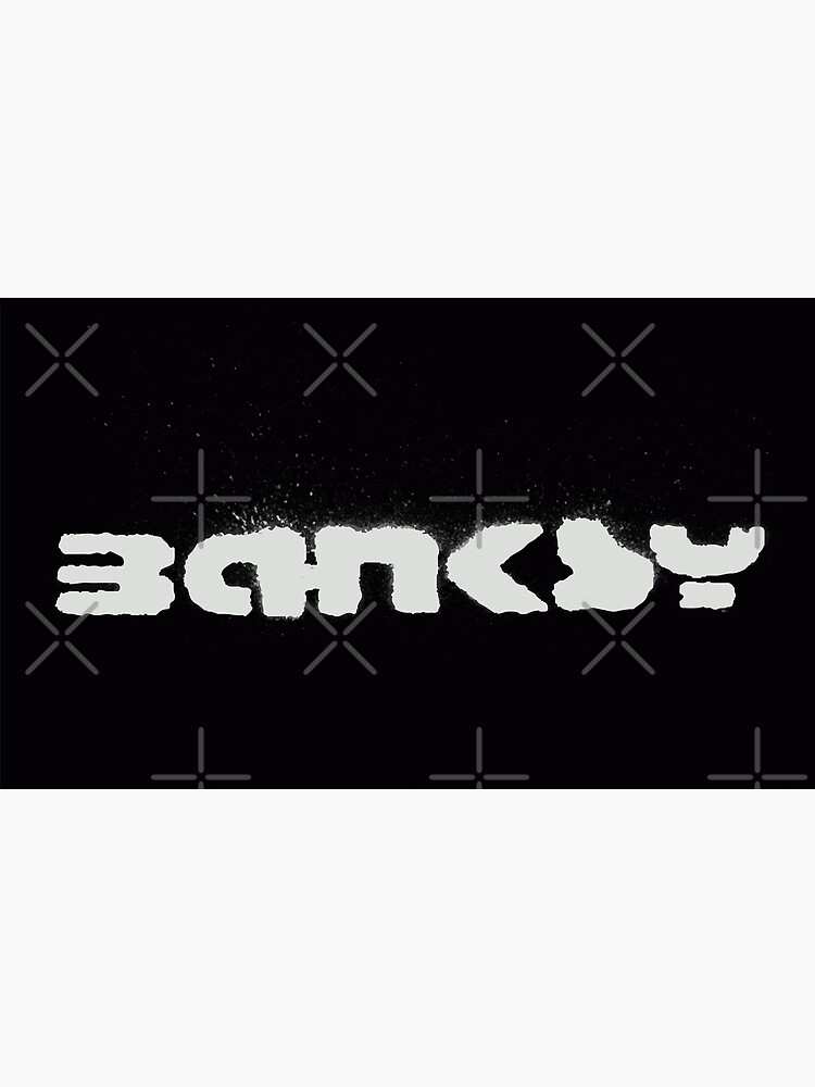 "Banksy Spray Paint Logo" Poster for Sale by WE-ARE-BANKSY | Redbubble