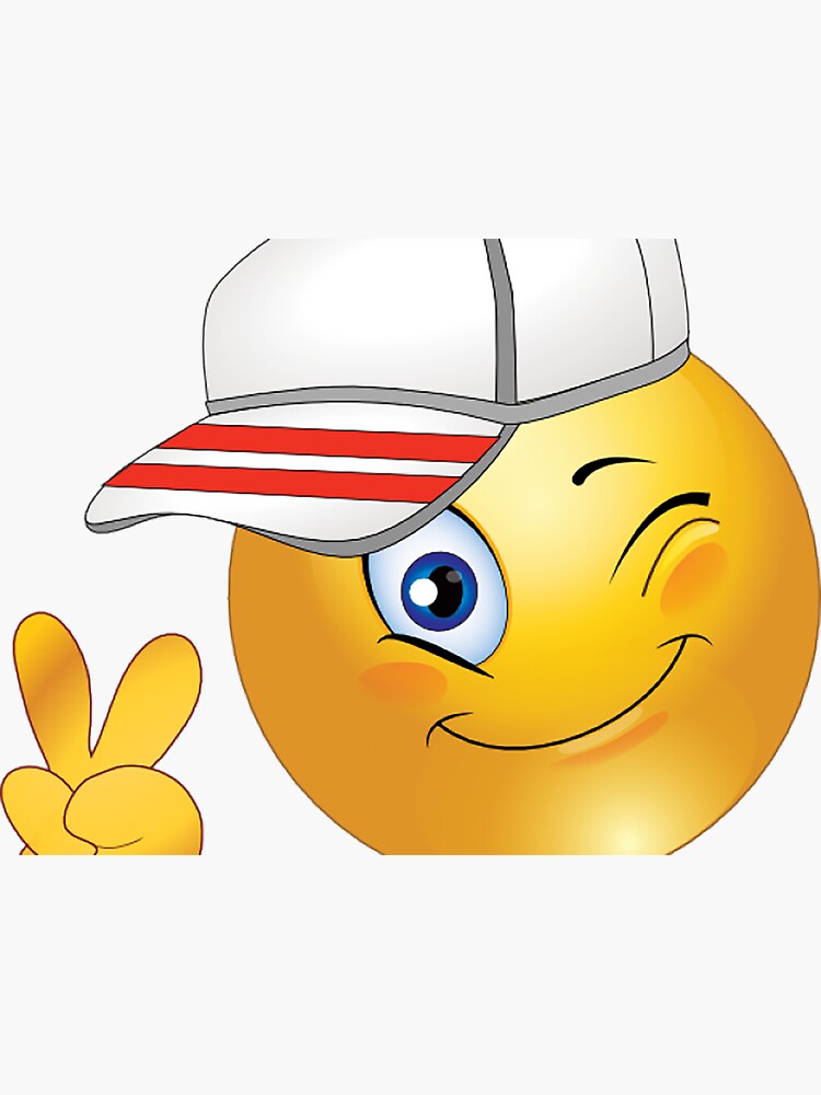 "Peace Smile Face" Sticker by NewFancy | Redbubble