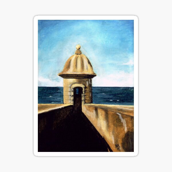 "El Morro" Sticker for Sale by Lisyve | Redbubble