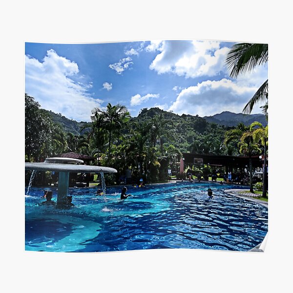 "Mountain Side Hot Spring Resort - Los Baños Laguna Philippines" Poster ...