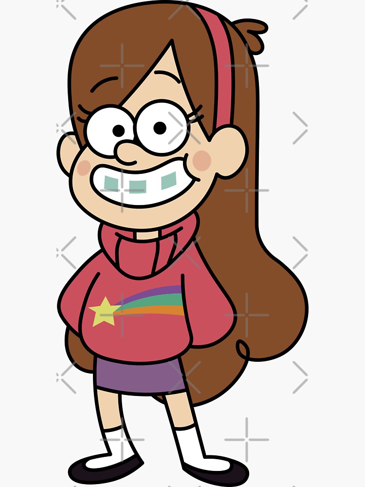 "Mabel Sticker Gravity Falls" Sticker by artnchfck | Redbubble