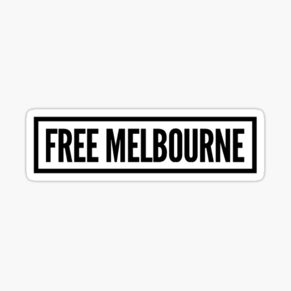 "Free Melbourne" Sticker for Sale by Trending-Ts | Redbubble