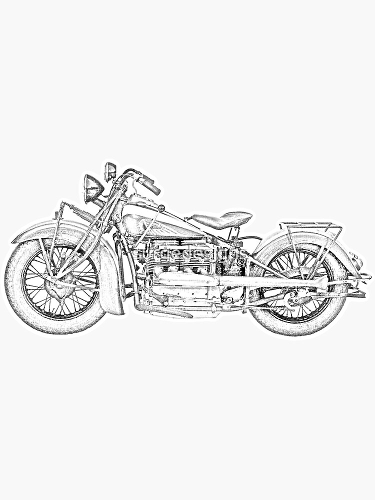"1939 Indian 439 " Sticker for Sale by surgedesigns | Redbubble