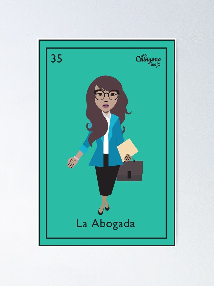 "La Abogada" Poster for Sale by vosio | Redbubble