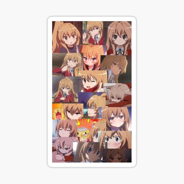 "Taiga // Toradora!" Sticker for Sale by galaxy-wolves | Redbubble