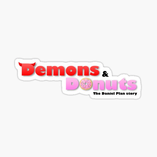 "Demons and Donuts" Sticker for Sale by Drewdini | Redbubble
