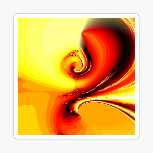 "Solar Flare" Sticker by childofthelilly | Redbubble