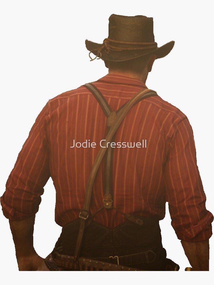 "Arthur Morgan 1899, back" Sticker for Sale by Jodes11 | Redbubble