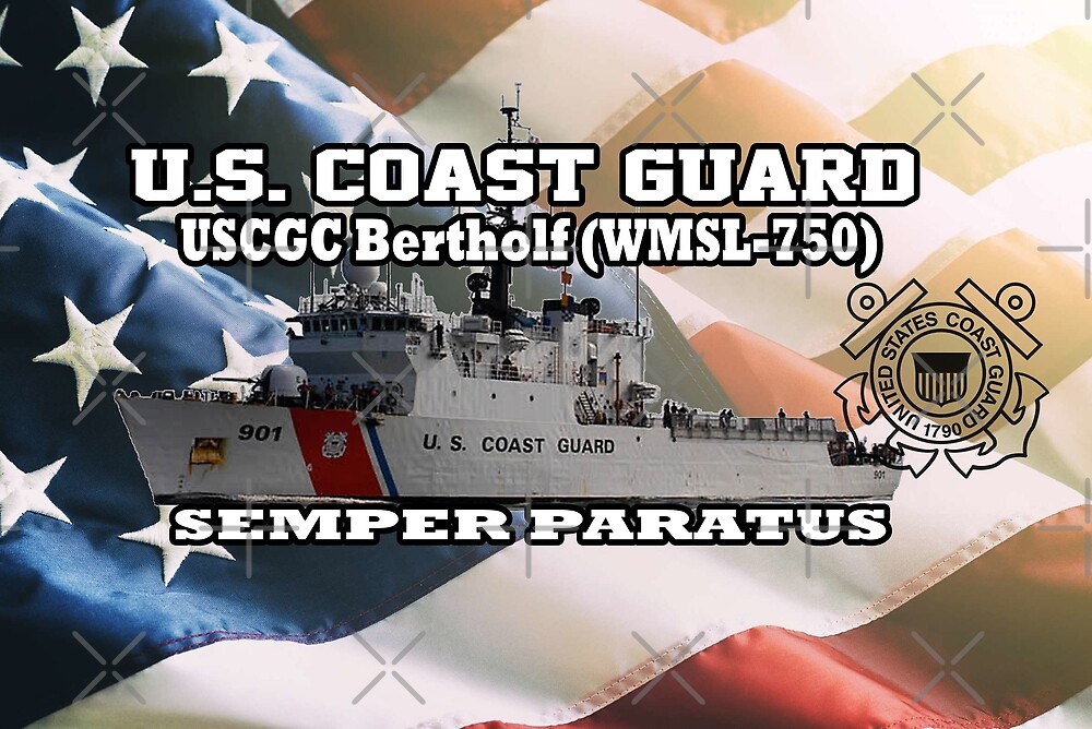 "U.S. Coast Guard USCGC Bertholf (WMSL-750)" by Michael Branco | Redbubble