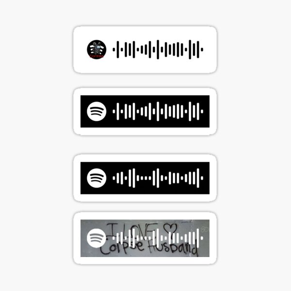 "Corpse Husband Spotify code pack" Sticker by kkuehl8 | Redbubble