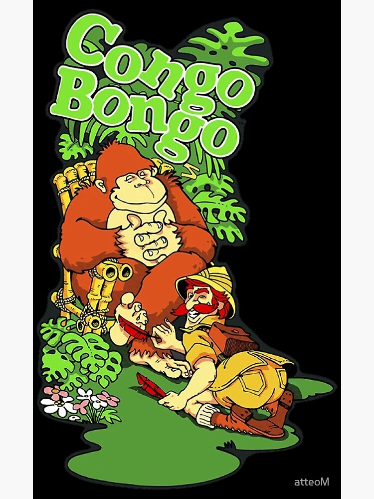 "Congo Bongo" Poster by atteoM | Redbubble