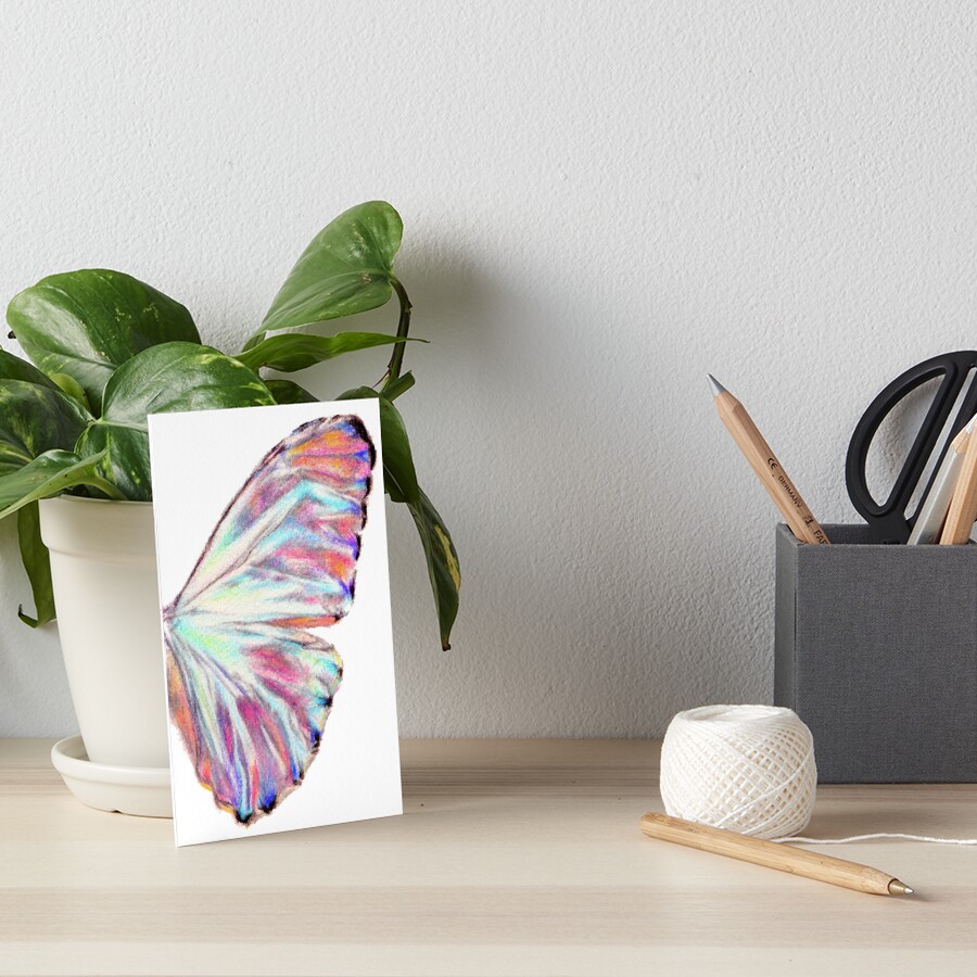 "half pink monarch butterfly wing" Art Board Print by leiriin | Redbubble
