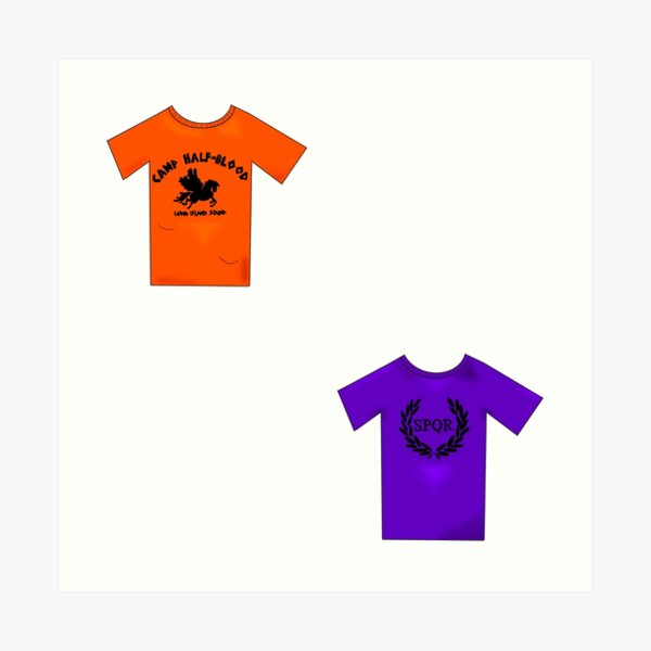 "Camp Half-Blood and Camp Jupiter PJO HoO" Art Print by SimplyHilarious ...