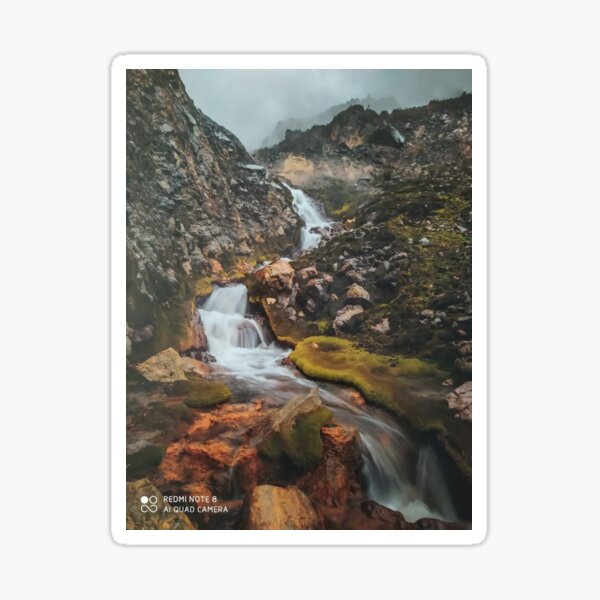 "waterfall " Sticker for Sale by MariajoseRojo03 | Redbubble