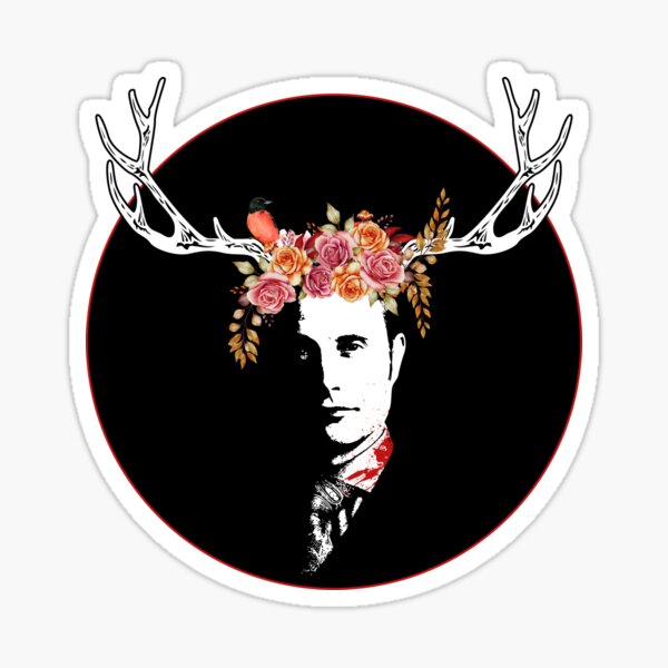 "Doctor Lecter in a flower crown with antlers - Hannibal fandom ...