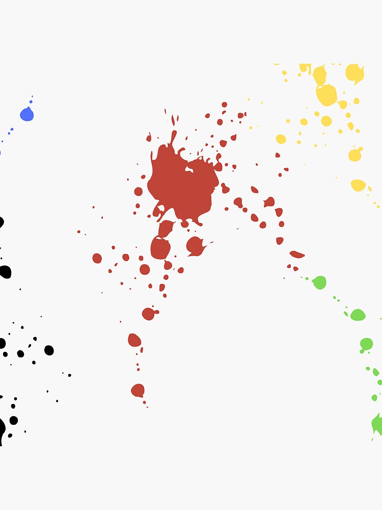 "Pain Splash" Sticker for Sale by Best-art | Redbubble