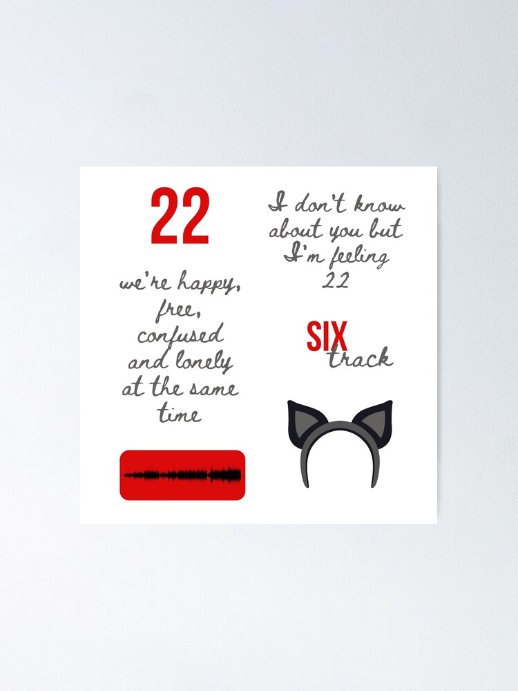 "22 Sticker Pack - Taylor Swift RED" Poster by bombalurina | Redbubble