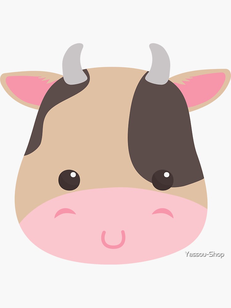 "Vacas Kawaii Cute Cow Doodle Gift Ideas for Baby Animals Lovers and ...