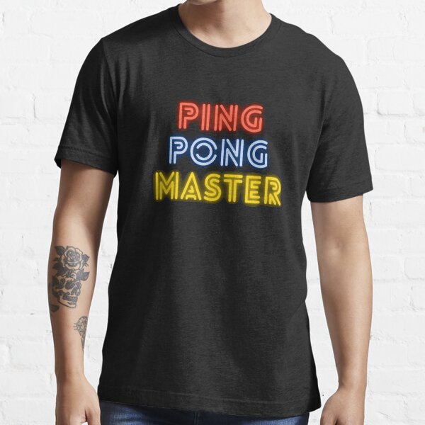 "Ping Pong Master" T-shirt by Taumaturgo | Redbubble | ping pong t ...