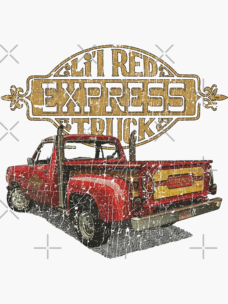 "Lil' Red Express 1978" Sticker for Sale by AstroZombie6669 | Redbubble