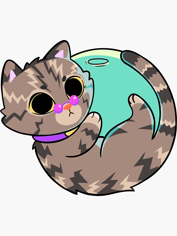 "Arigatou Gato" Sticker for Sale by BubleAnimation | Redbubble