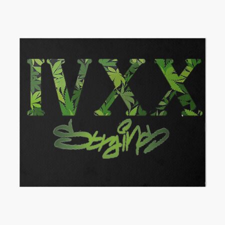 Lámina rígida «IVXX Strains es una marca de estilo de vida inspirada en ...